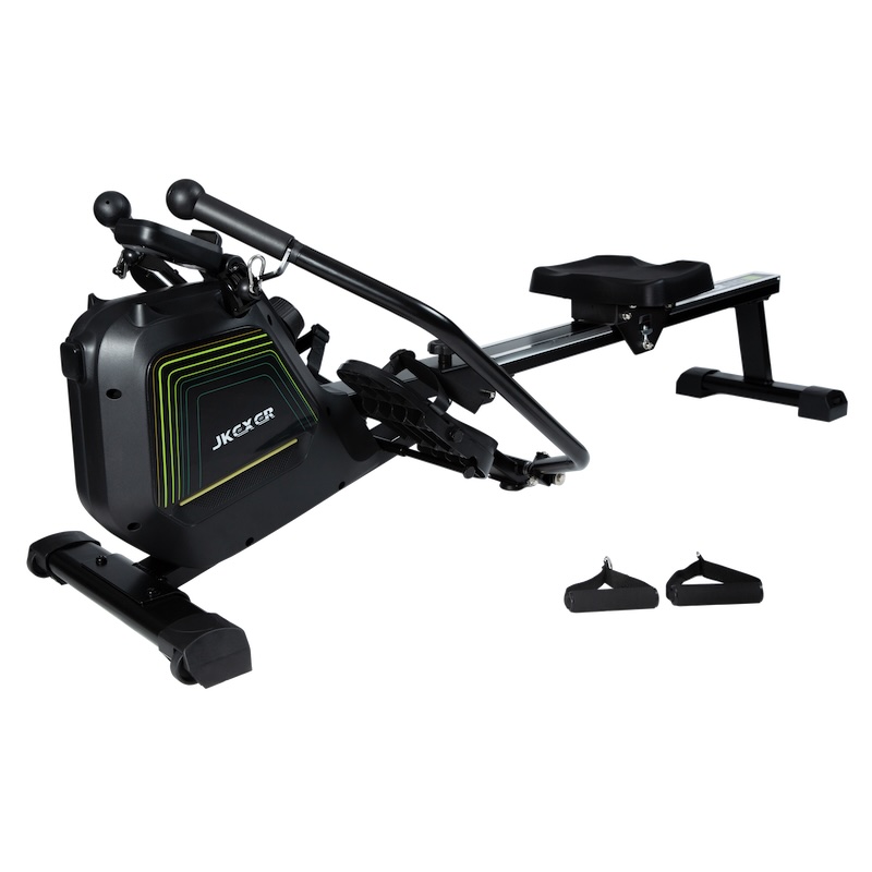Dual-oar rowing machine, D-handles included, single and dual oar rowing ...